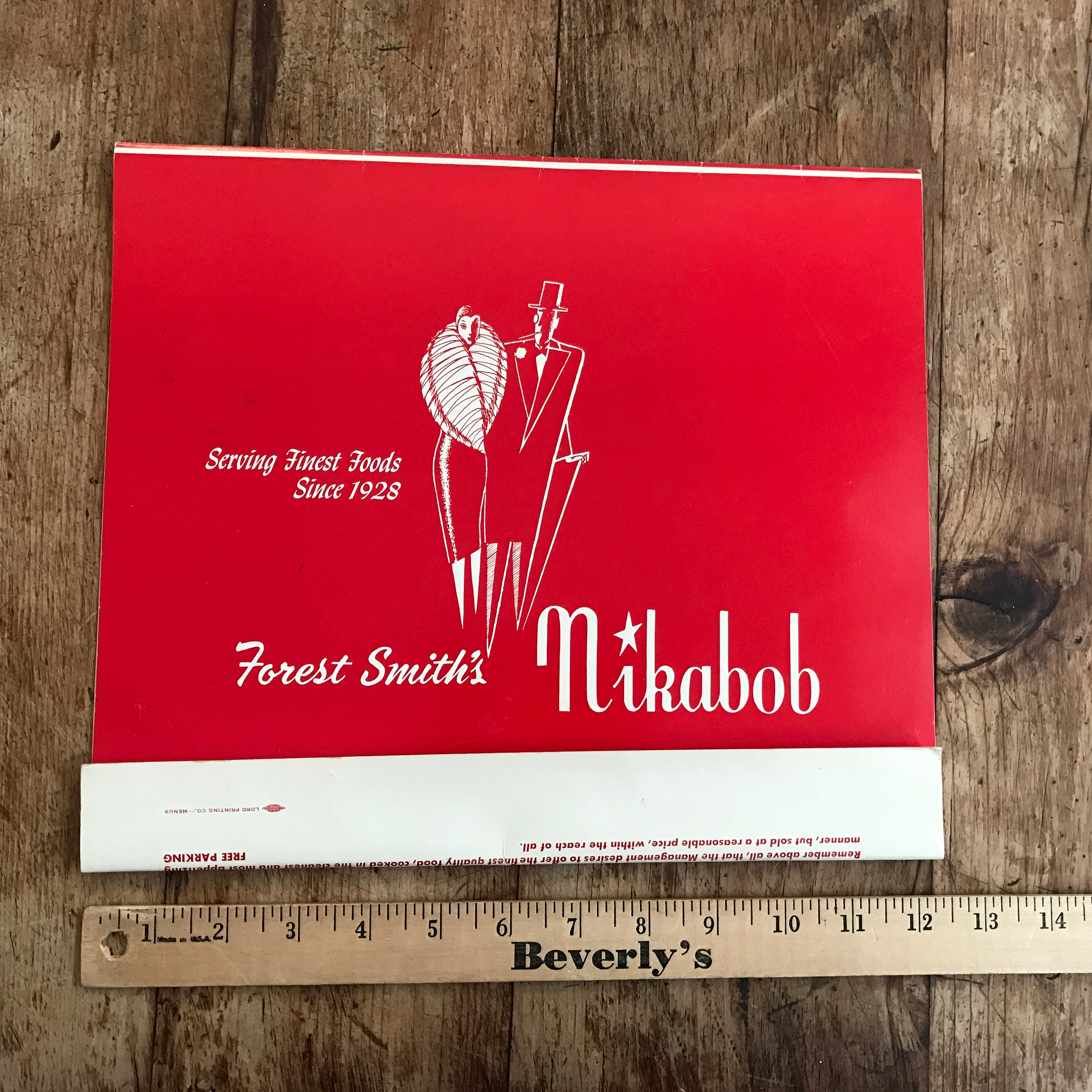 Forest Smith's Nikabob Los Angeles Restaurant Diner Vintage California ...