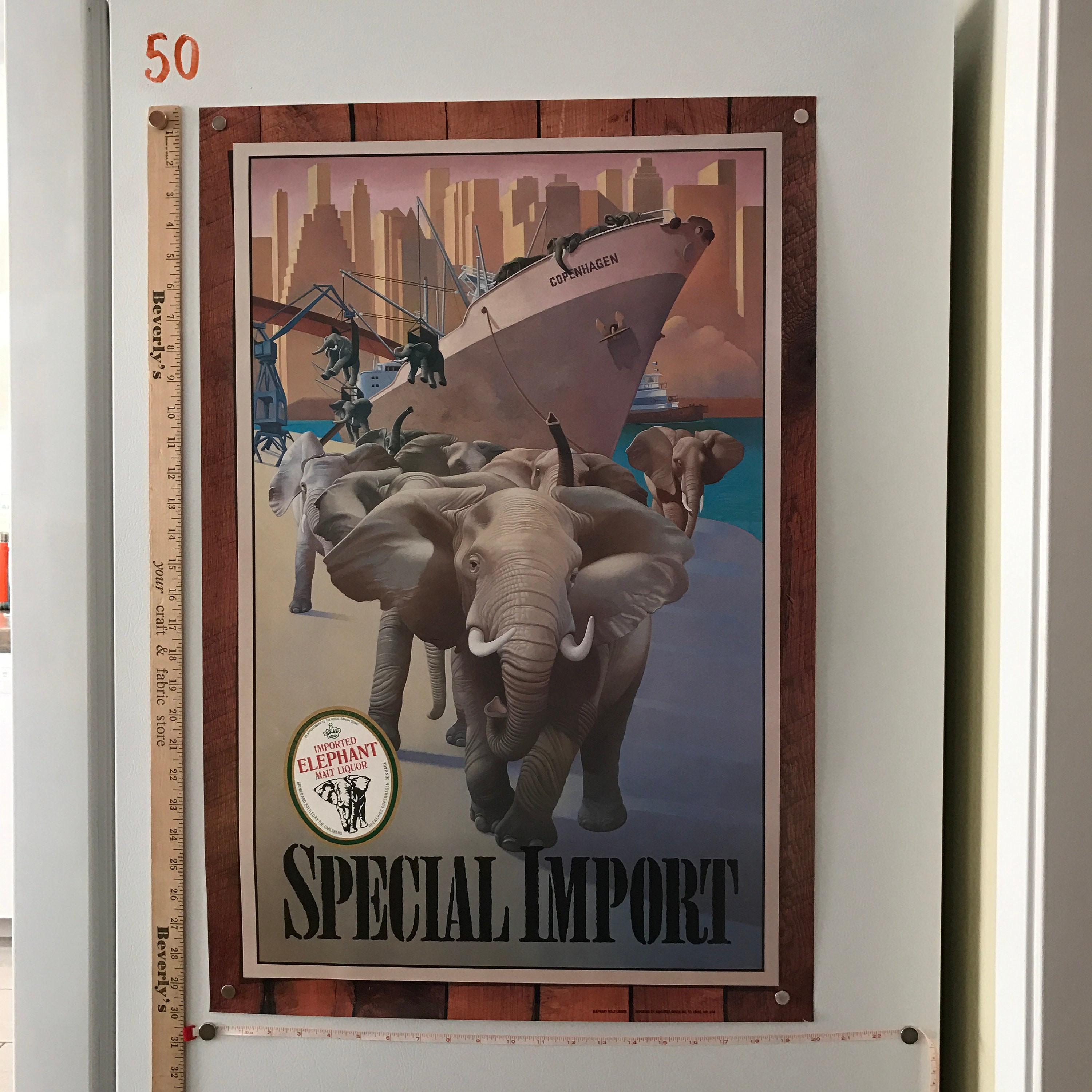 Vintage Imported Elephant Malt Liquor Denmark Rare Beer Alcohol Liquor ...