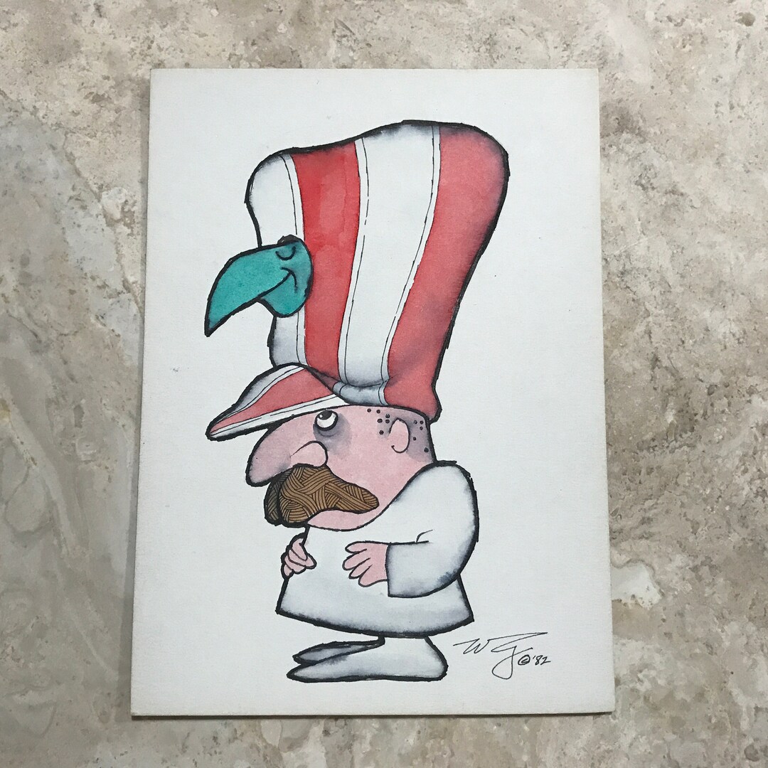 Vintage Original Art by Willis Henry Goldsmith Psychedelic Graphic ...