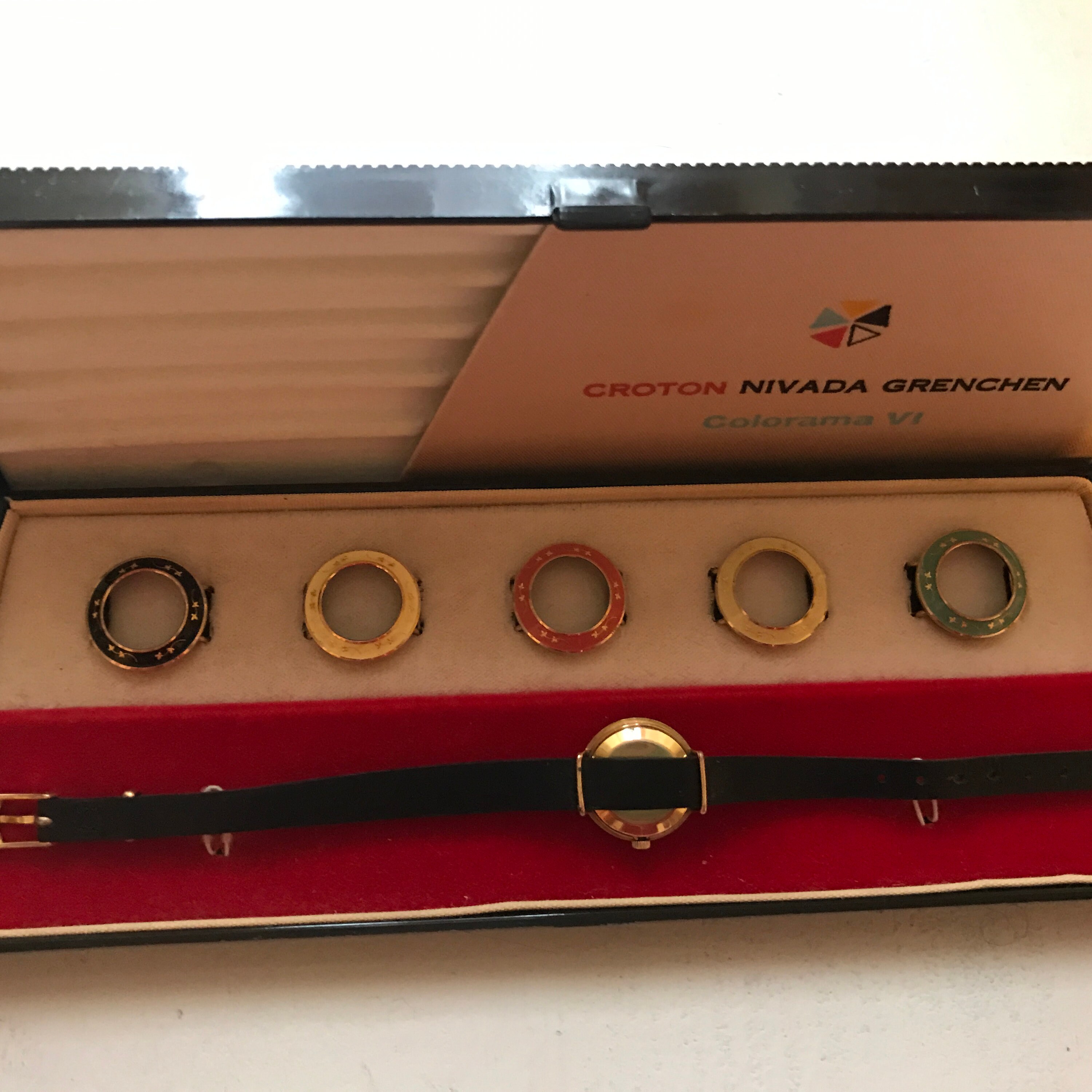 Vintage Croton Nivada Gretchen Colorama VI Rare Women's Watch Set - Etsy