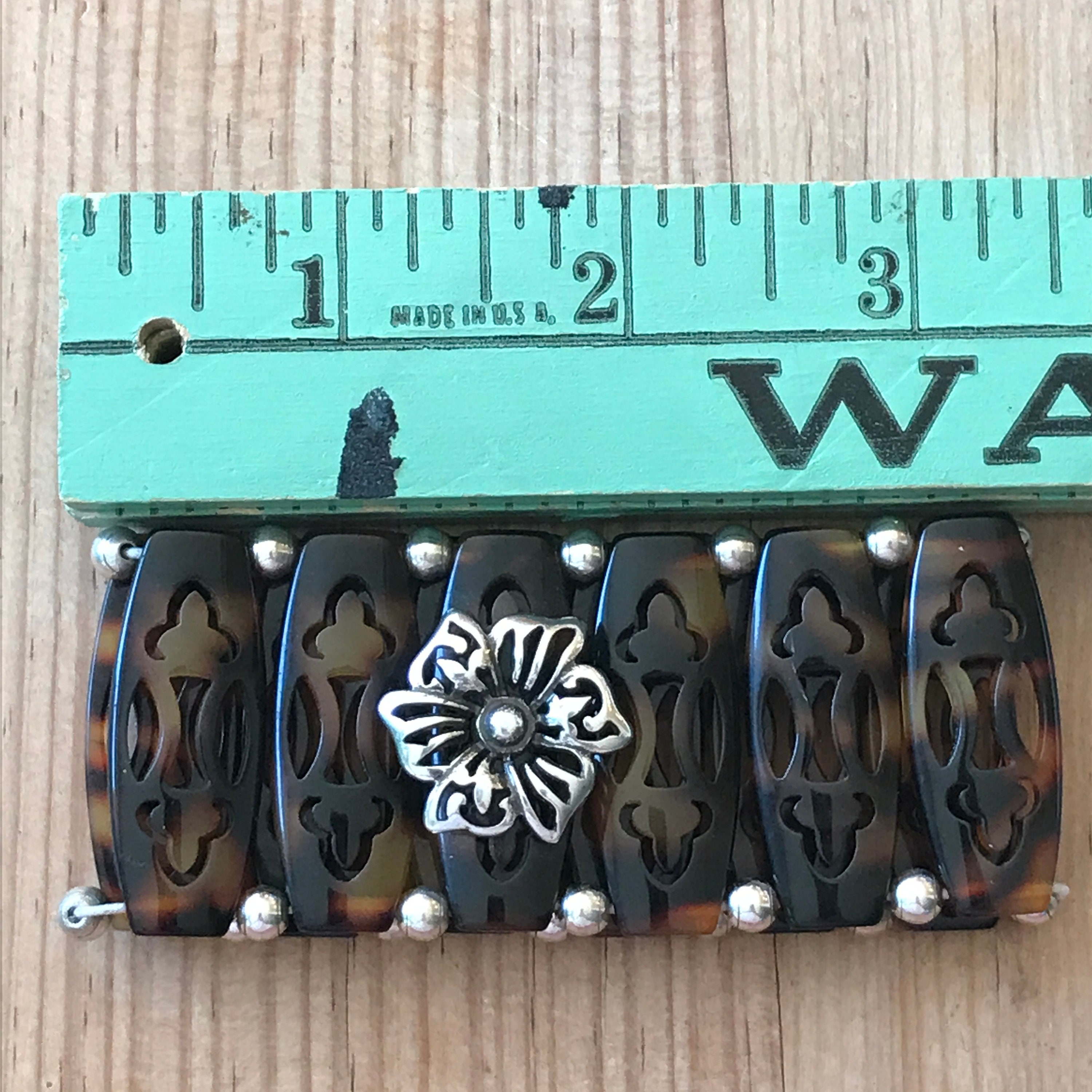 Vintage Brighton Tropical Shell Like Flower Cutout Silver Tone - Etsy UK