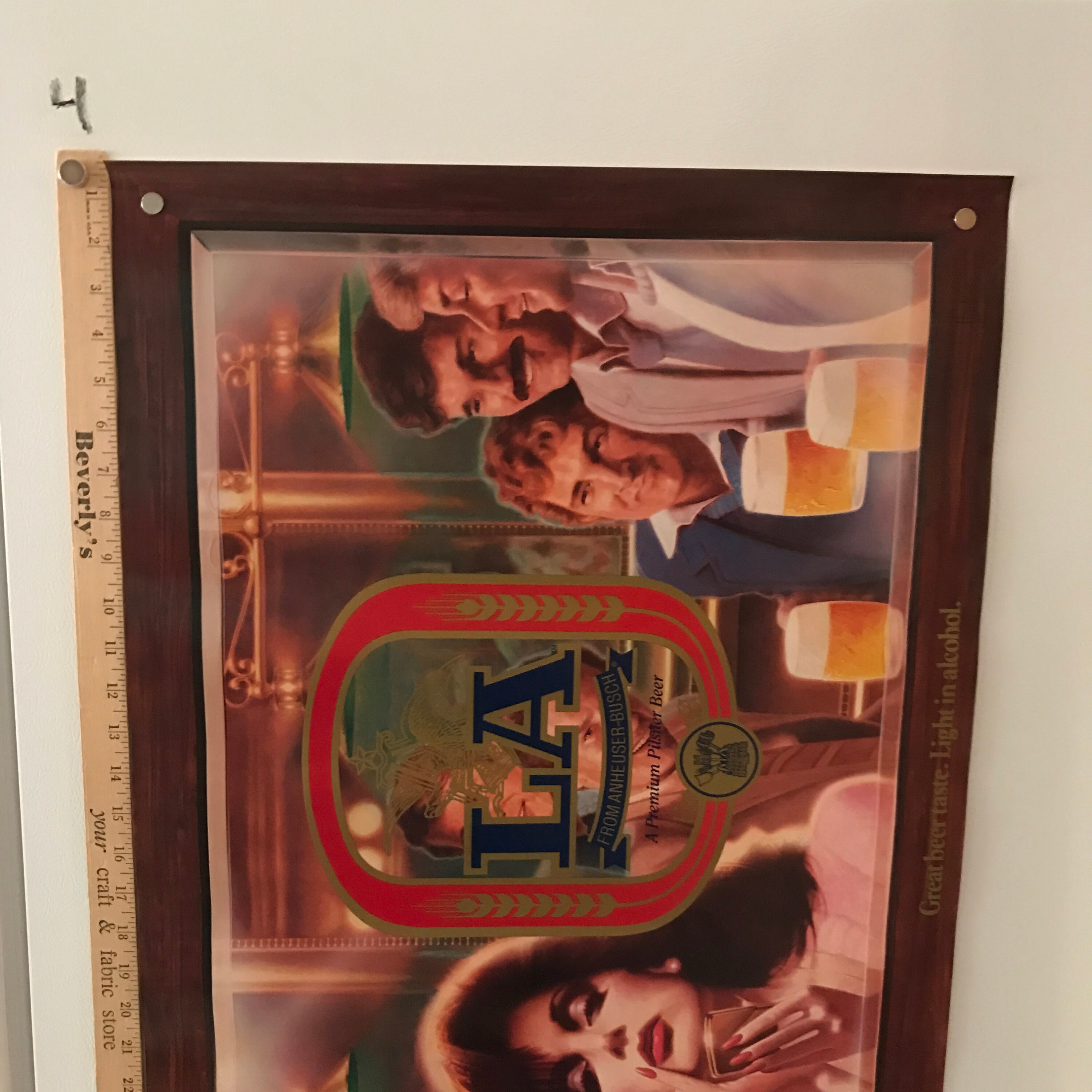 Vintage Rare "la Beer" Pilsner Defunct Anheuser Busch Beer Alcohol ...