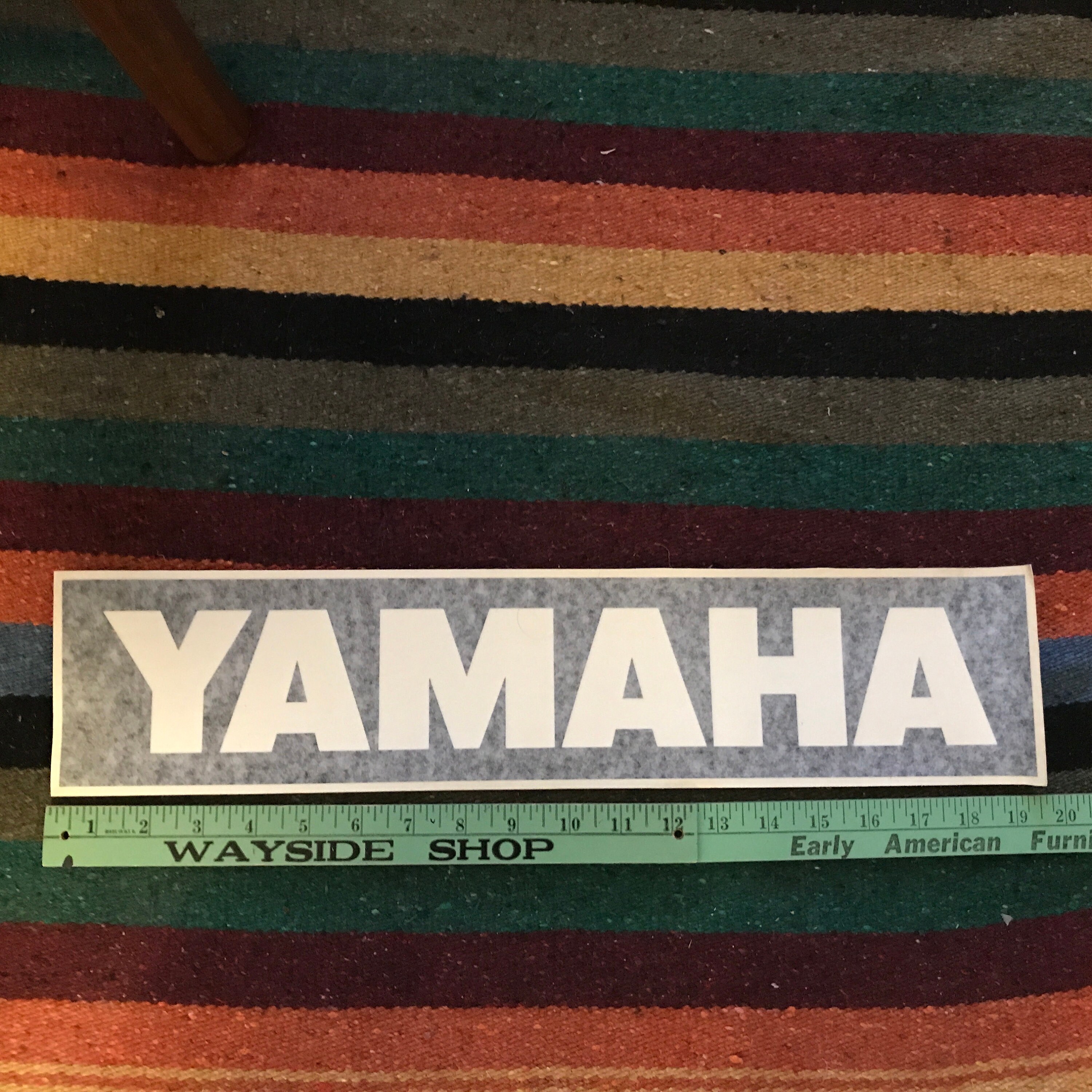 Vintage Yamaha Advertising Window Decal Car Auto Music - Etsy