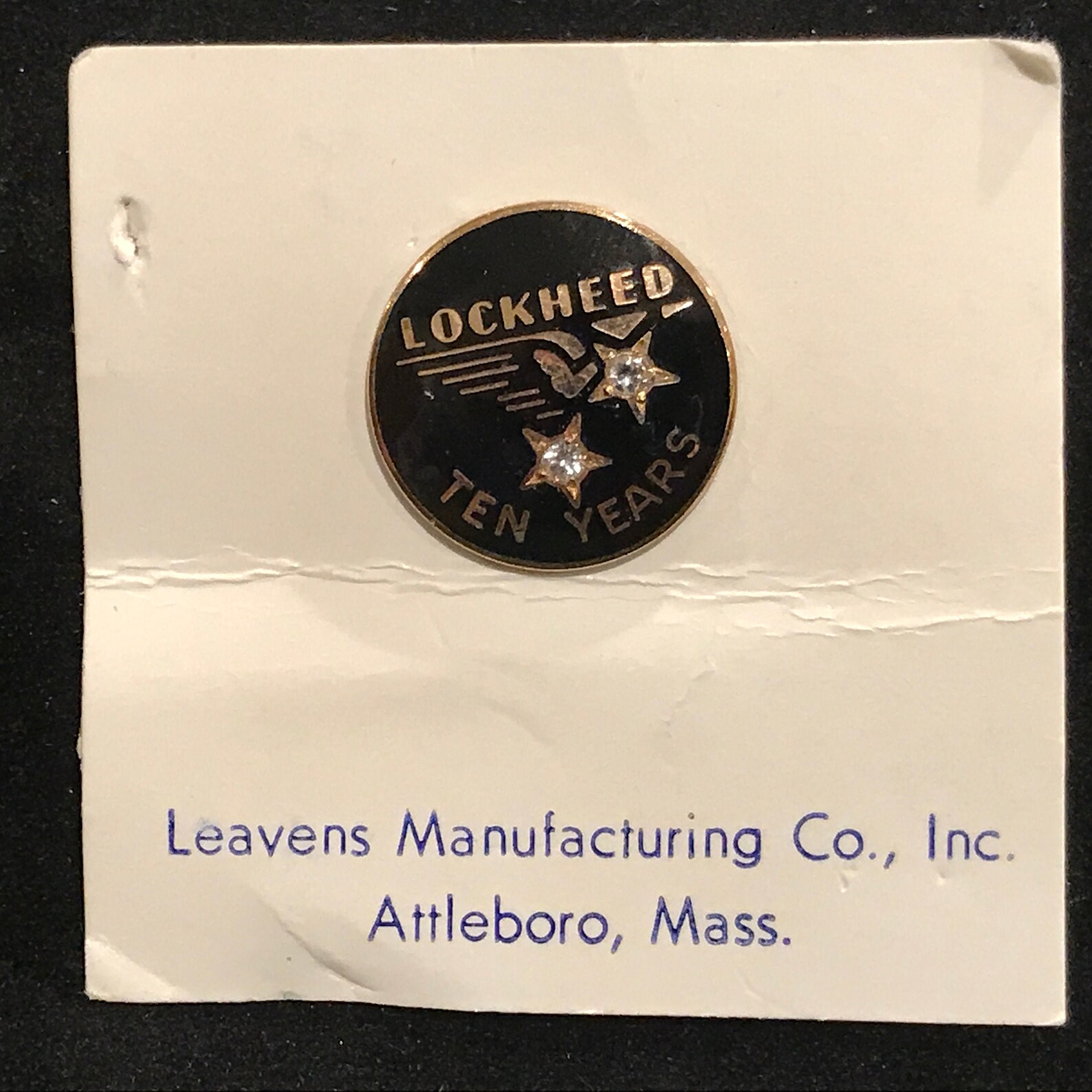 Vintage Lockheed 10k Gold Service Pin Lockheed Martin 10 Year | Etsy