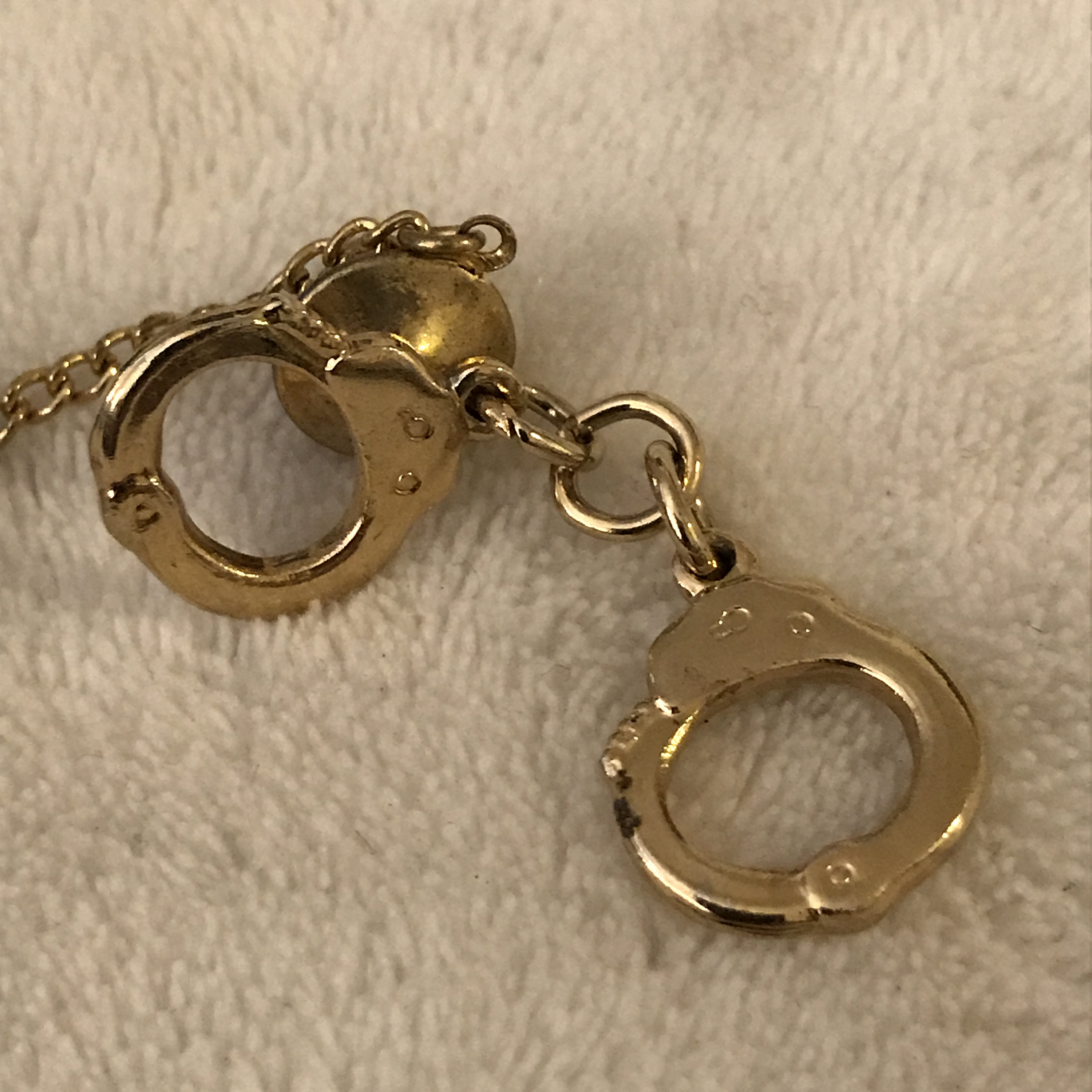 Vintage Handcuffs Police Security Prison Gold Tone Tie Tack - Etsy