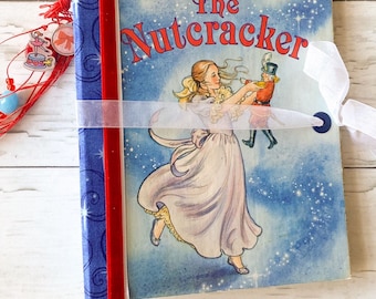 Junk Journal Handmade Little Golden Book the Nutcracker Ephemera and ...