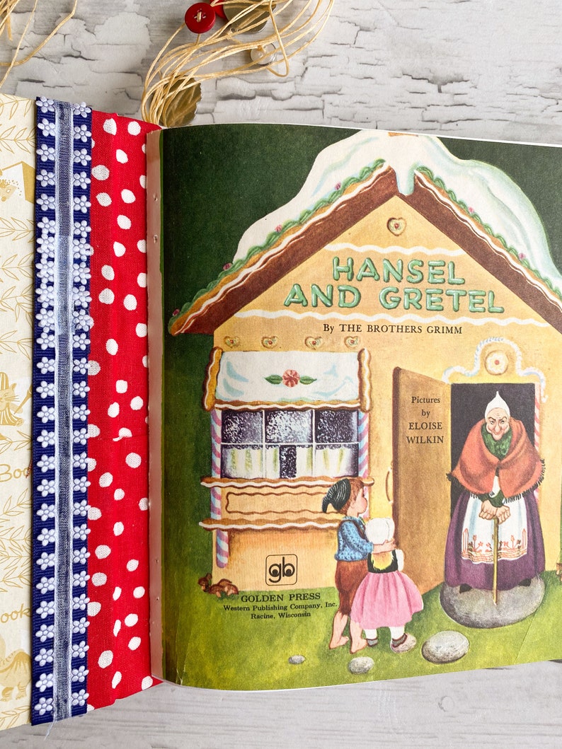 Hansel and Gretel Little Golden Book Junk Journal - Etsy