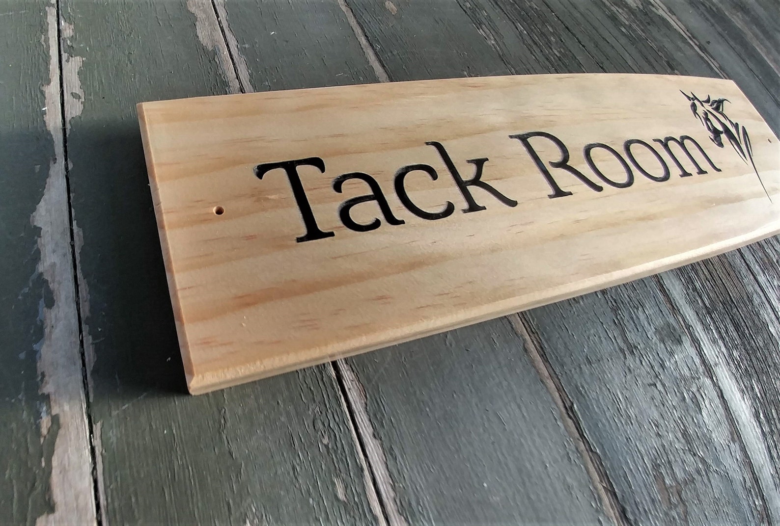 Horse Tack Room Barn Sign Wood Horse Sign Tack Sign for - Etsy