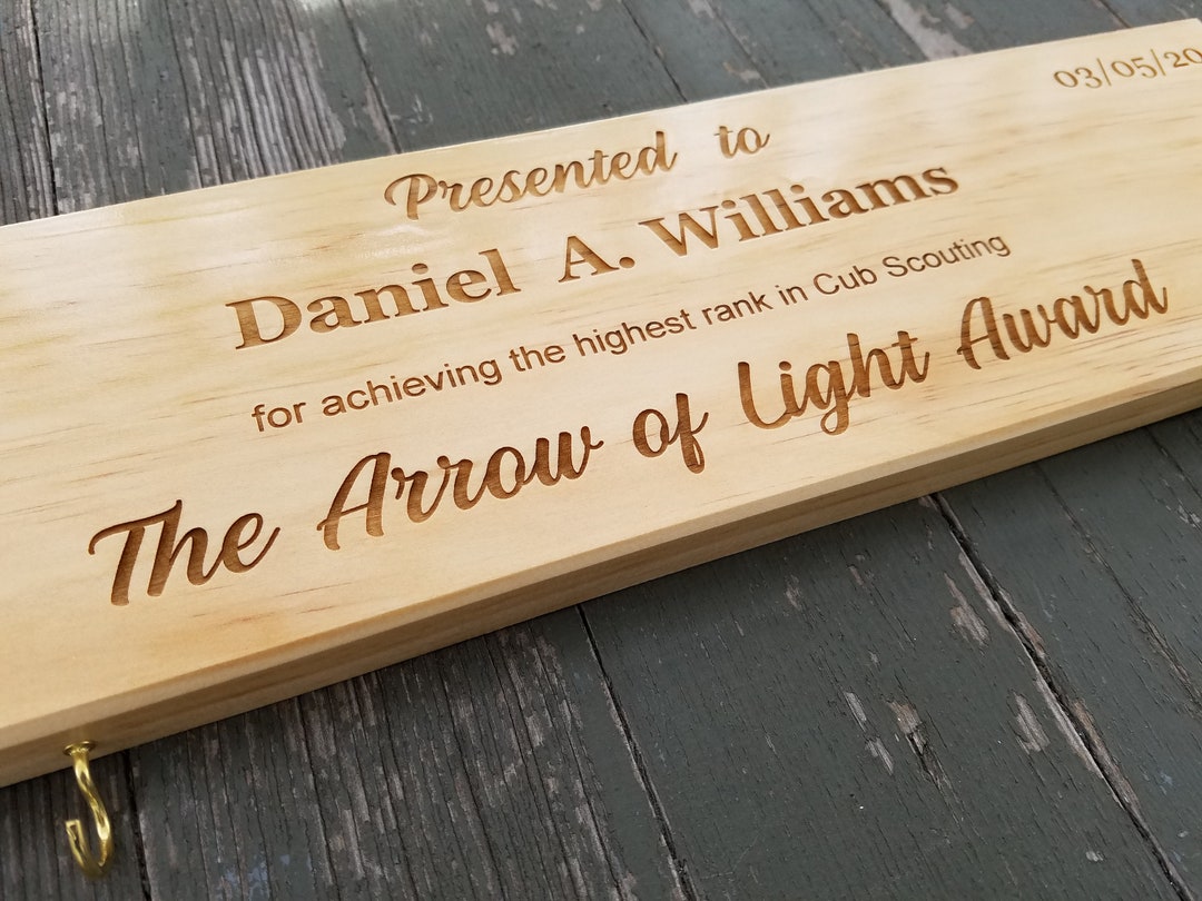 Arrow of Light, Arrow of Light Plaque, Arrow of Light Award, Arrow of ...