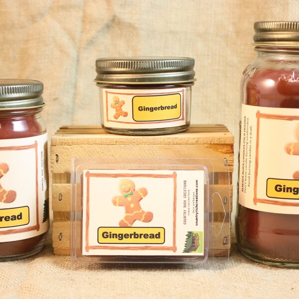 Gingerbread Candles - Etsy