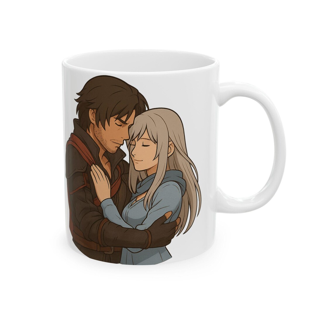 Clive Rosfield & Jill Warrick Love Embrace Final Fantasy xvi Ceramic ...