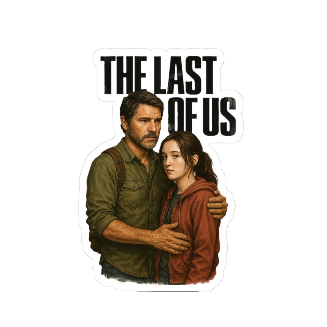 The Last of Us Joel and Ellie Kiss-cut Stickers - Retro Gaming, Video ...
