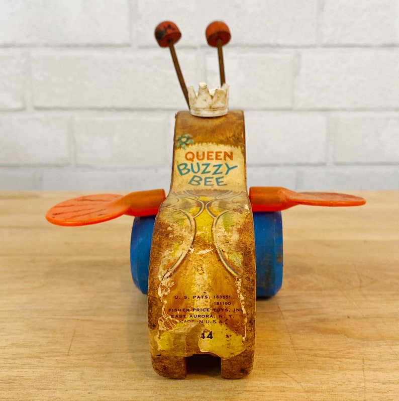 Vintage Fisher Price Queen Buzzy Bee 444 - Etsy
