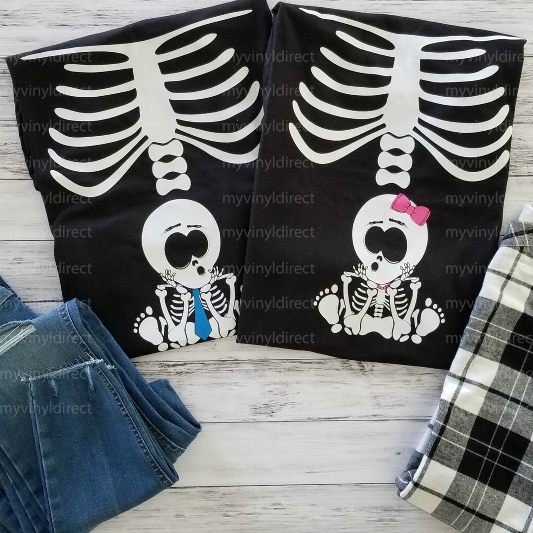 DIY Mama Skeleton & Baby Boy/girl SCREEN PRINT Transfer Screenprint ...