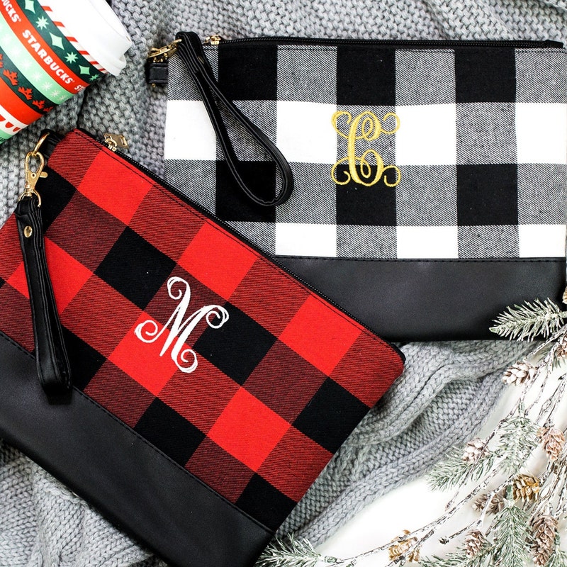 Monogram Clutch - Etsy