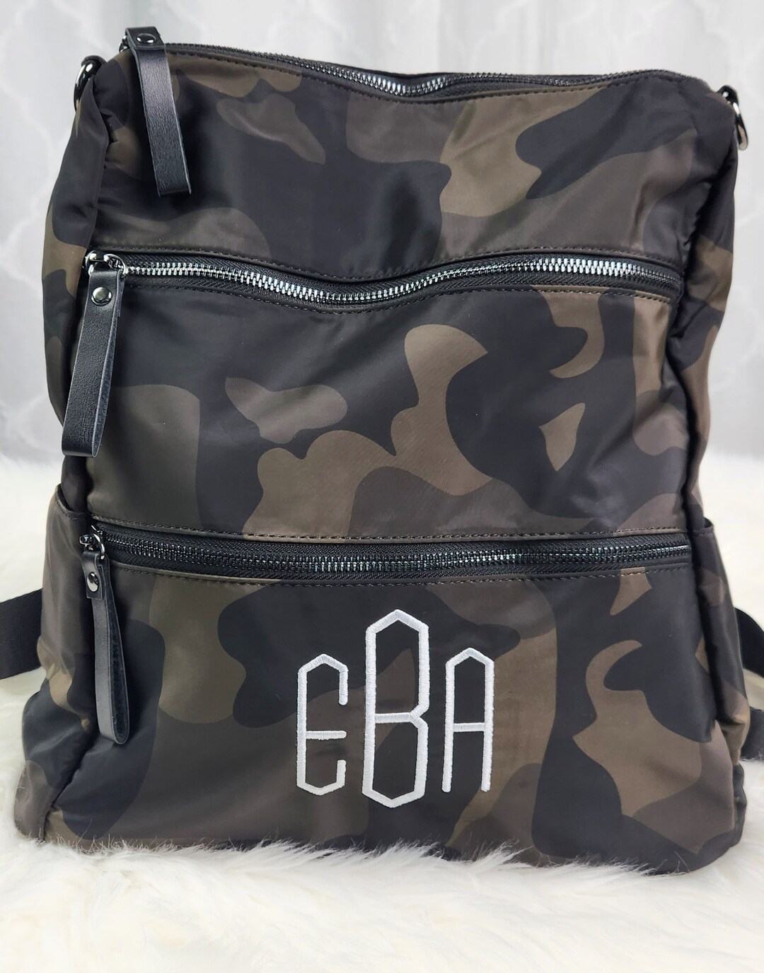 RORY Nylon Convertible Backpack, Boutique Handbag, Camo Bag ...