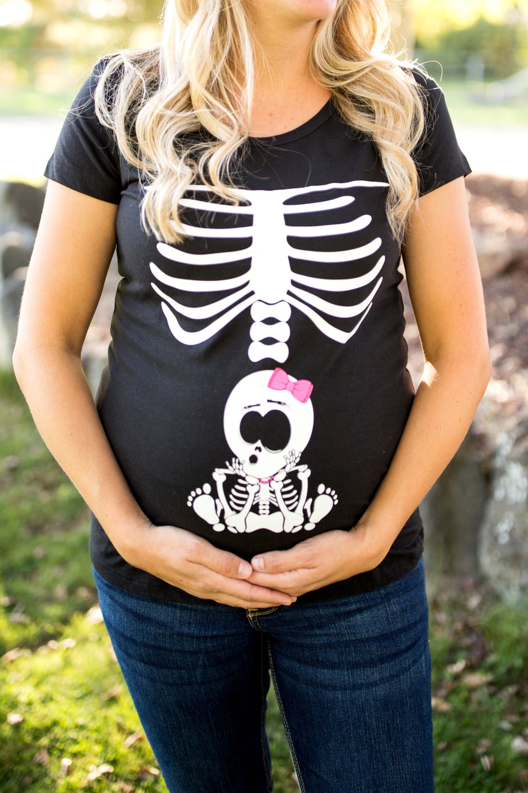 DIY Mama Skeleton & Baby Boy/girl SCREEN PRINT Transfer | Screenprint ...