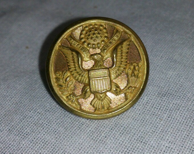 Waterbury Pre-wwi to WWII General Service Army Military Uniform Button ...