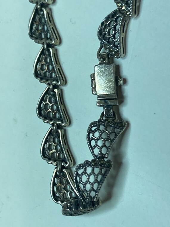 Sterling Filigree M.R.F. Resources Jewelry Set with A… - Gem