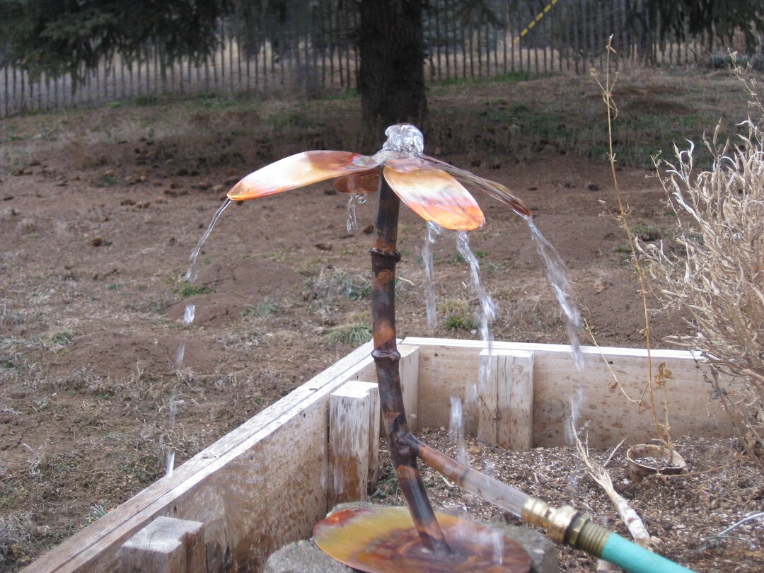 Palm Tree Water Feature - Etsy