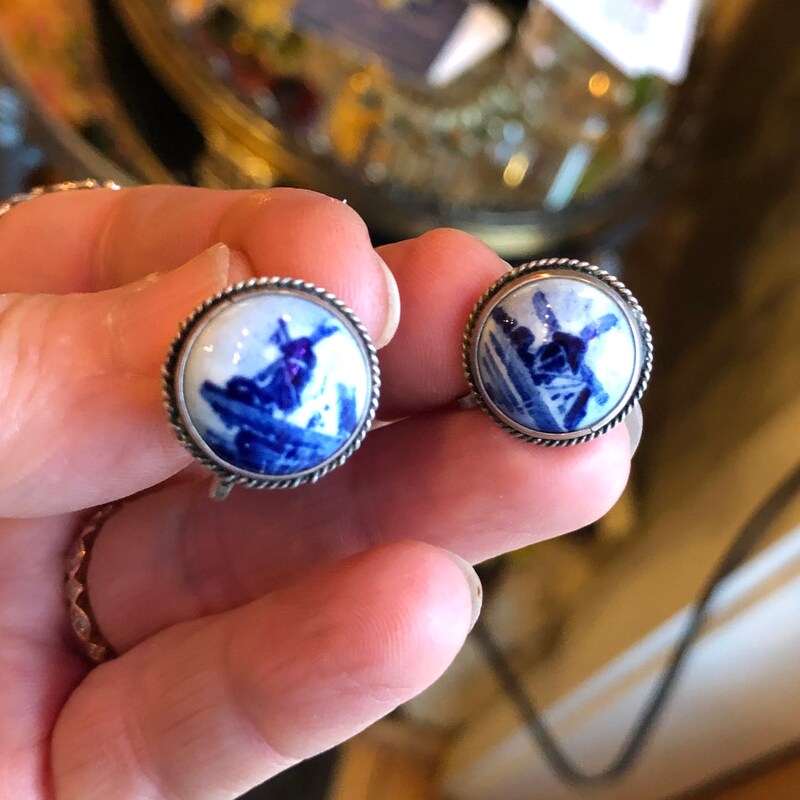 Delft Earrings - Etsy