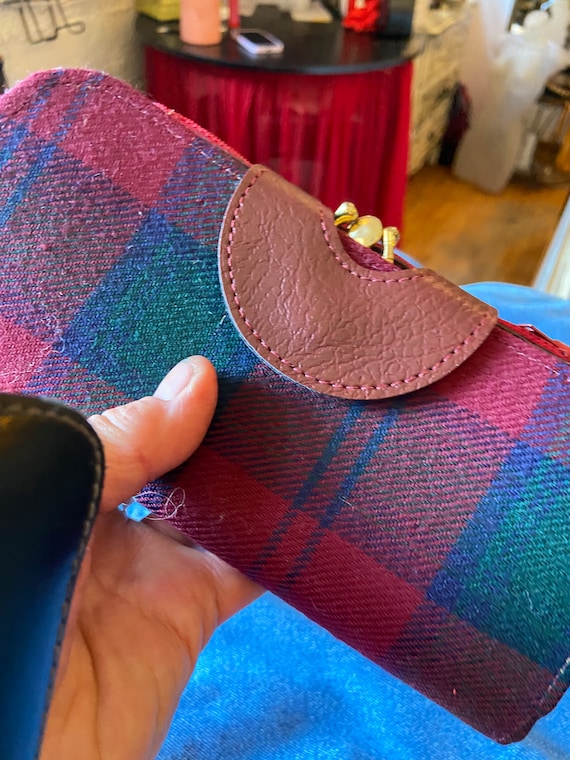 Plaid wristlet - Gem