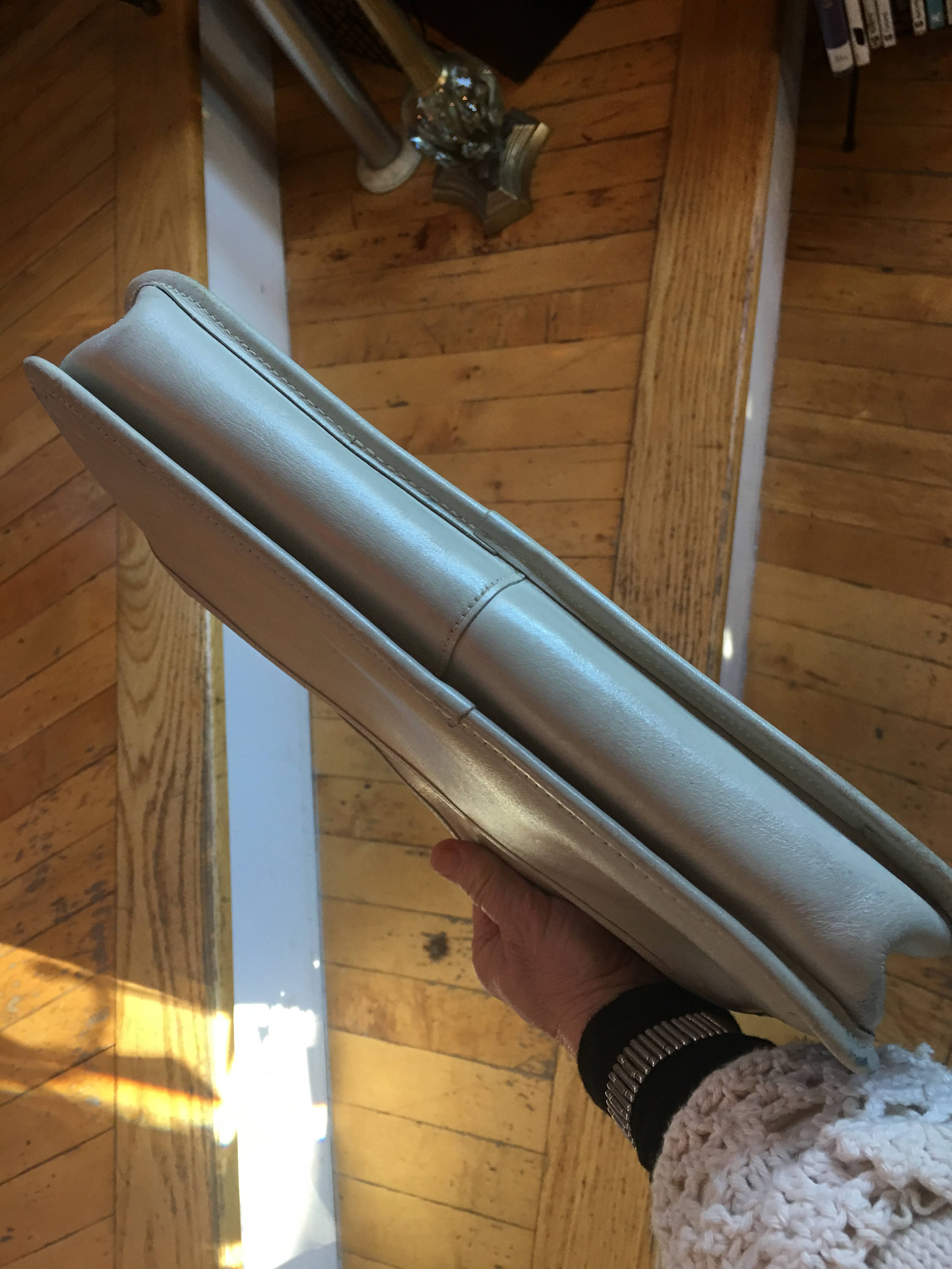 Vintage Dorcelle Mushroom Color Leather Handbag Silver - Etsy