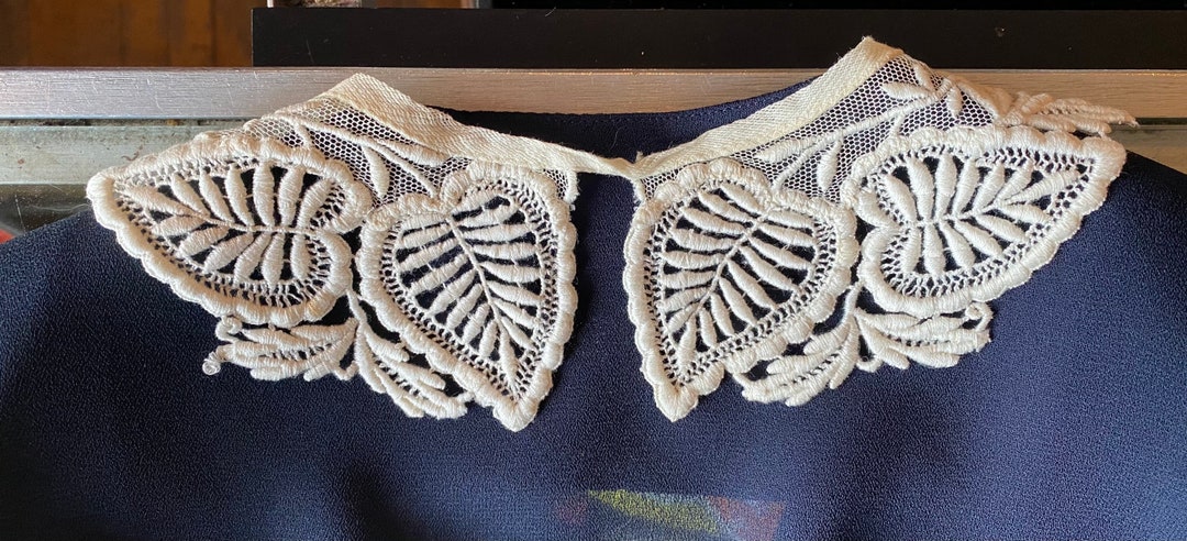 50s Vintage RGB Lace Collar - Etsy