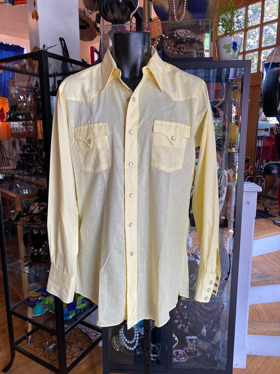 vintage yellow western - Gem