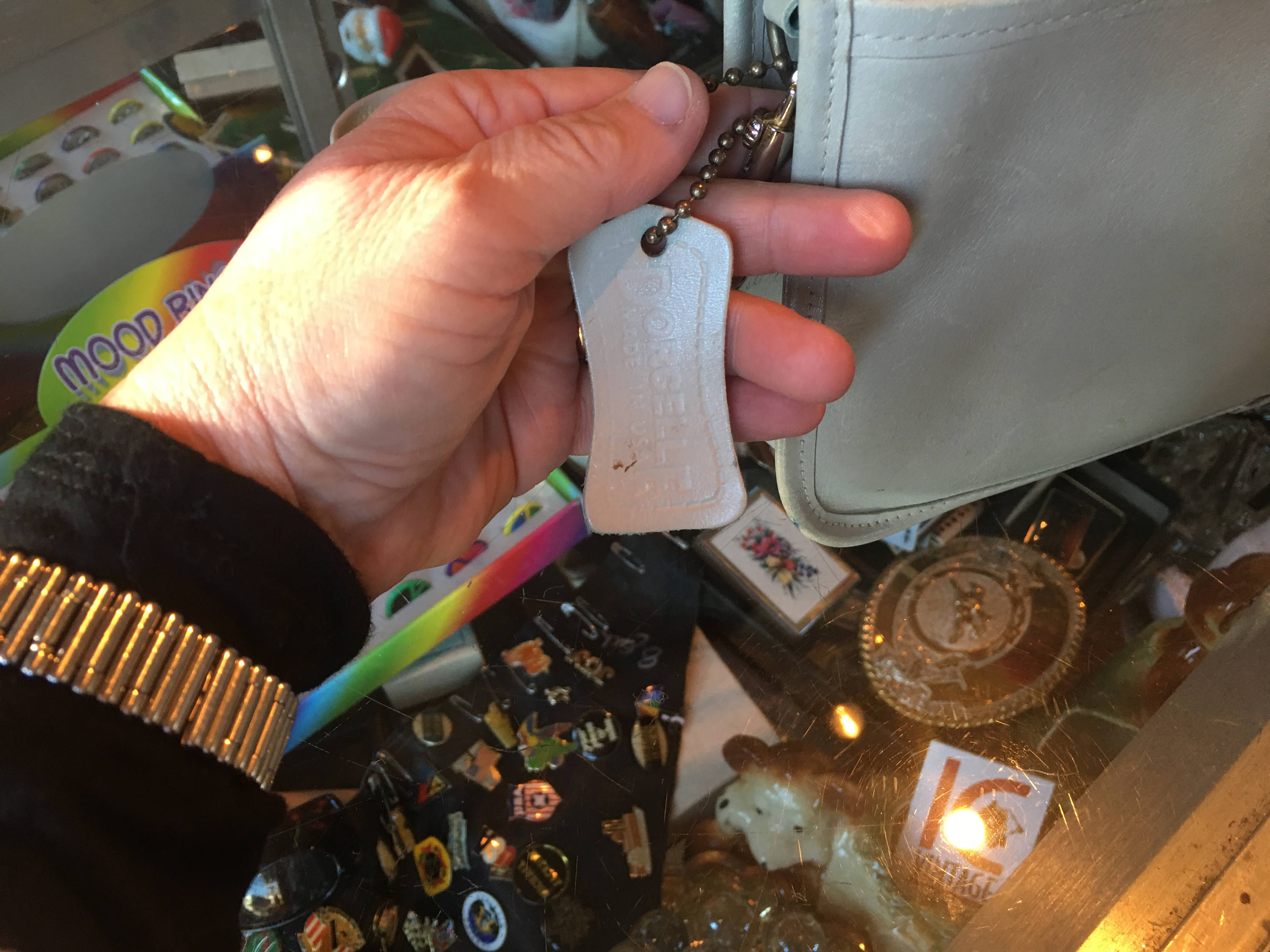 Vintage Dorcelle Mushroom Color Leather Handbag Silver - Etsy