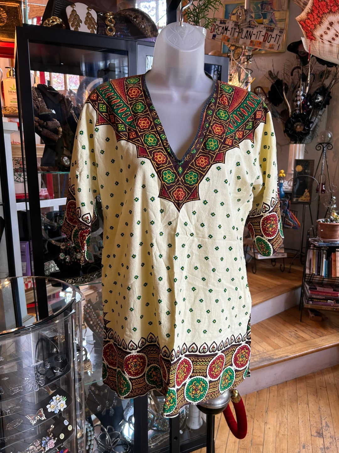 Authentic Vintage Ethnic Tunic Top - Etsy