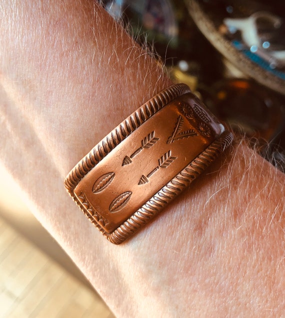 Native american copper cuff bracelets store