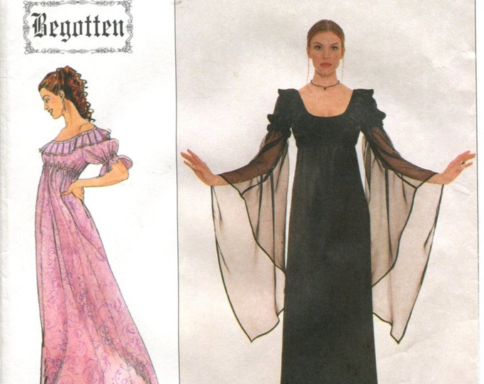 Empire Waist Dress Pattern Simplicity 8619 Size 10-12-14 Bust - Etsy