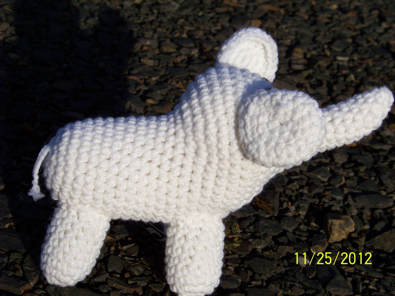 White Elephant Gift Crocheted Stuffed Animal - Etsy