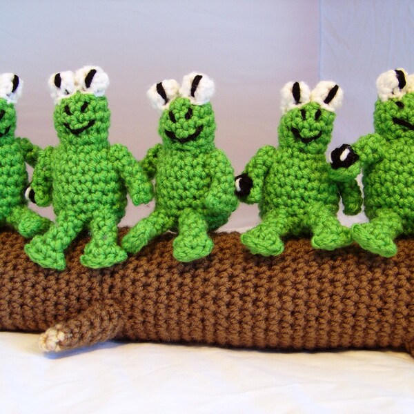 Frog on a Log - Etsy