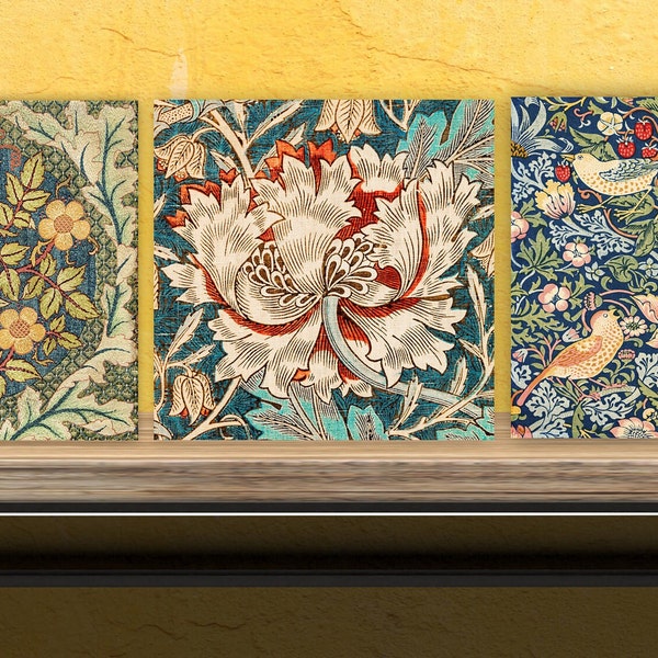 William Morris Tiles - Etsy UK