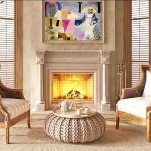 Tile Mural/mosaic Ceramic Panel of Paul Klee Painting - Paul Klee Print ...