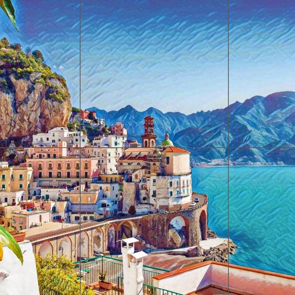 Amalfi Ceramic Wall Art - Etsy