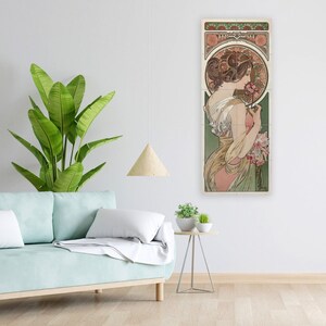 Tile Mural/mosaic Ceramic Panel of Alphonse Mucha La Primevère Alphonse ...