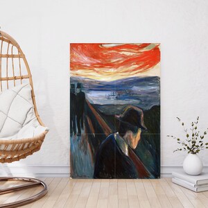 Tile Mural/mosaic Ceramic Panel of Edvard Munch Despair Munch Print ...