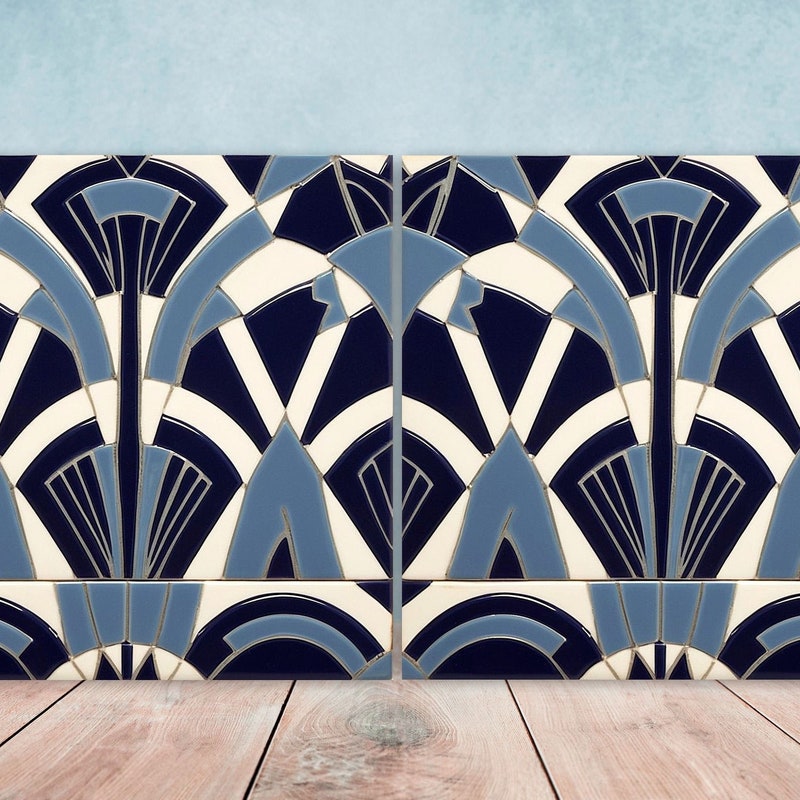 Art Deco Tile - Etsy