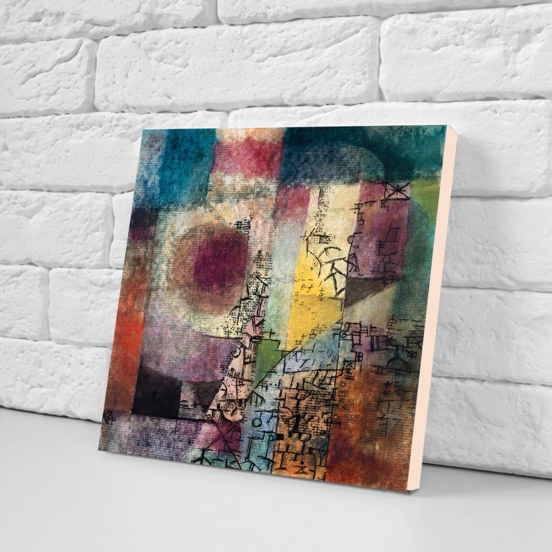 Paul Klee Ceramic Tile Set: Kitchen & Bath Art, Set of 3 - Etsy