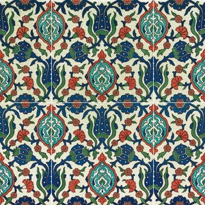 Tile Mural/mosaic Ceramic Panel of Arabic Pattern - Arabic Art Decor ...