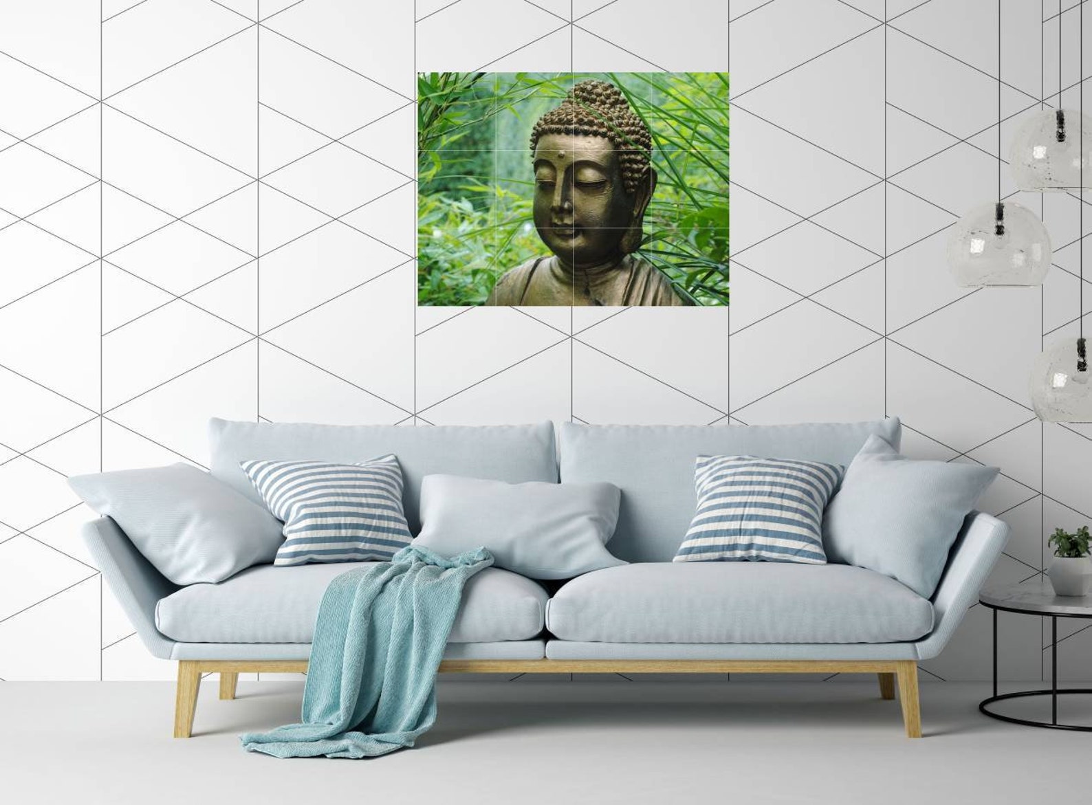 Tile Mural/mosaic Ceramic Panel of Buddha Meditation Home - Etsy