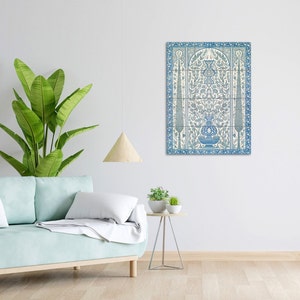 Tile Mural/mosaic Ceramic Panel of Arabic Pattern - Arabic Art Decor ...