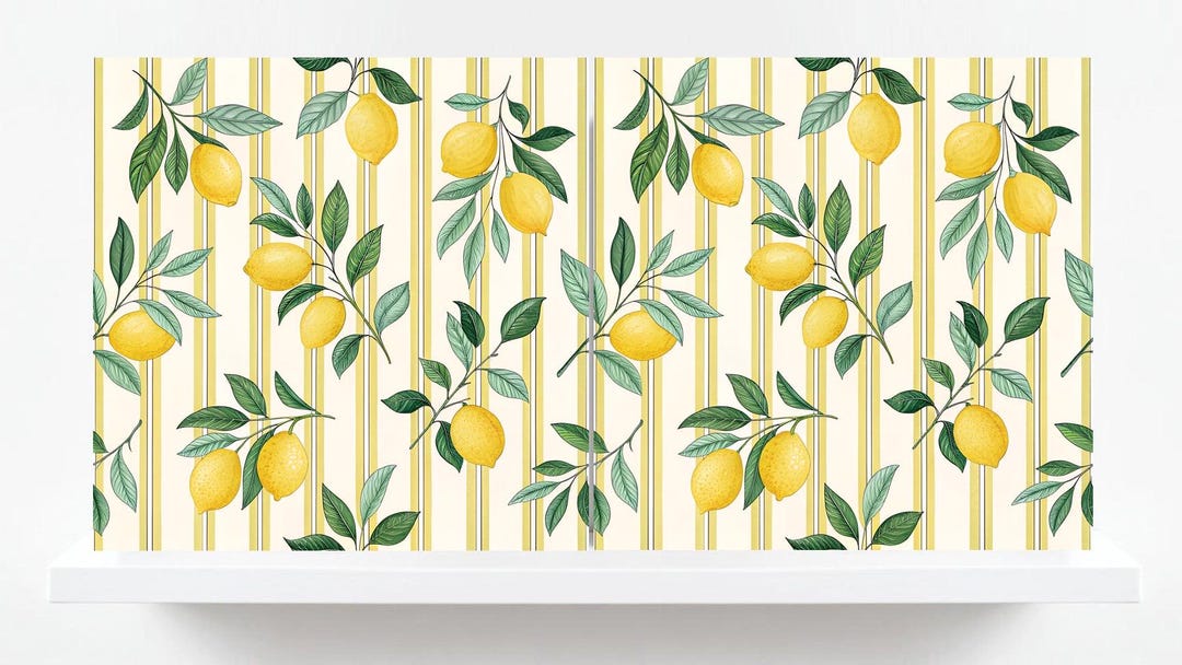Italian Majolica Lemon Ceramic Tiles - Mediterranean Kitchen Decor, Set ...