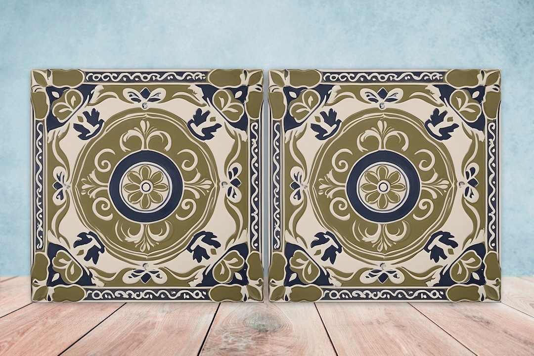 Greek Mediterranean Ceramic Tiles: Kitchen Backsplash Bath Home Decor ...
