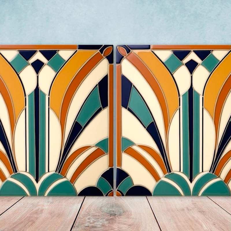Art Deco Backsplash - Etsy