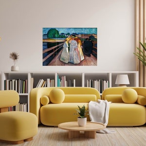 Tile Mural/mosaic Ceramic Panel of Bridge - Edvard Munch - Munch Print ...