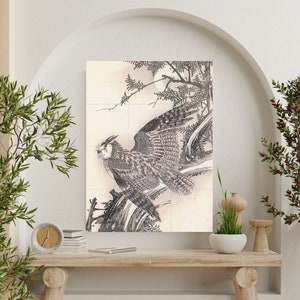 Tile Mural/mosaic Ceramic Panel of Owl - Imao Keinen - Japanese Art ...